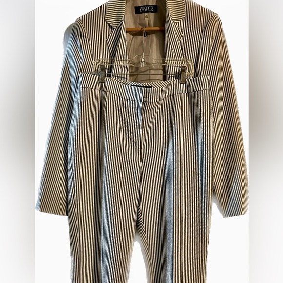 Kasper | Pants & Jumpsuits | Classic Fit Kasper Womens Suit Grey And ...